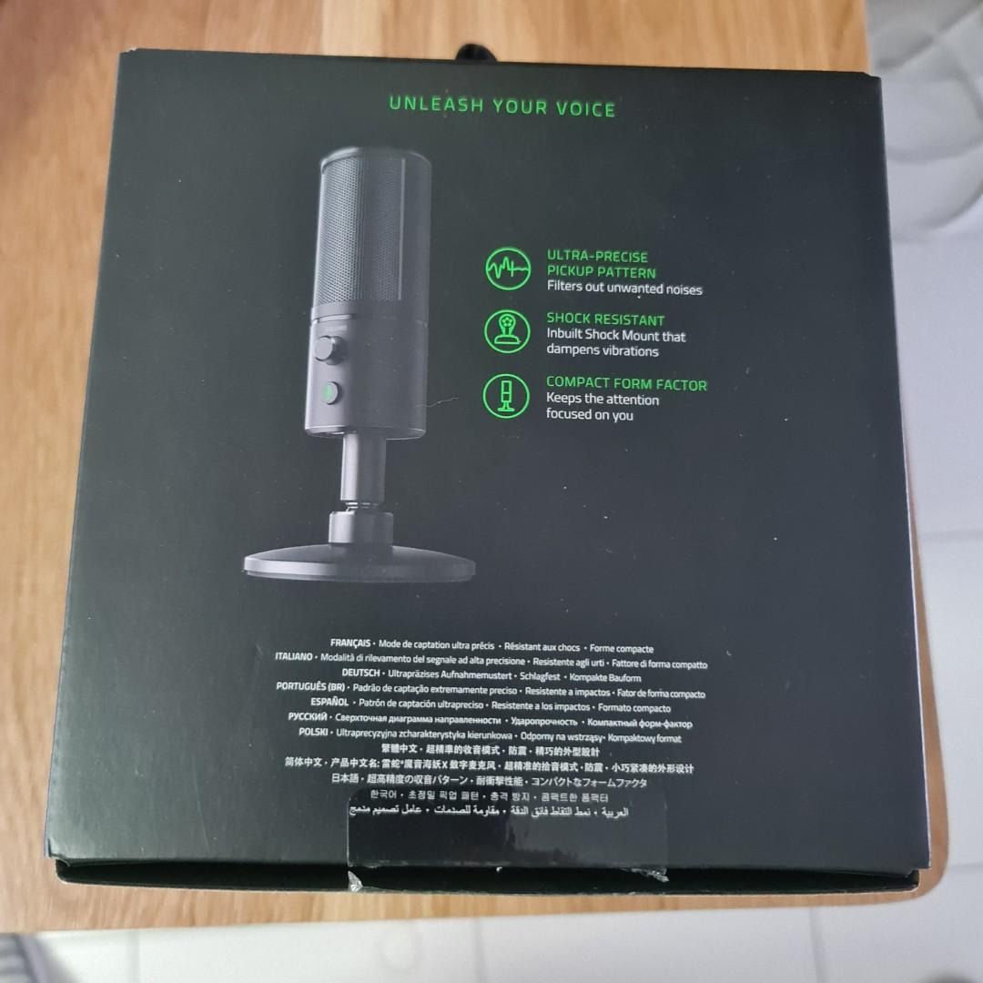 Razer Seiren X USB Microphone, Audio, Microphones on Carousell