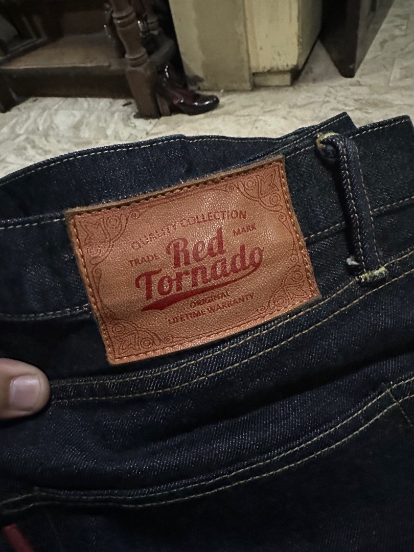 Red Tornado Selvedge Jeans, Men's Fashion, Bottoms, Jeans on Carousell