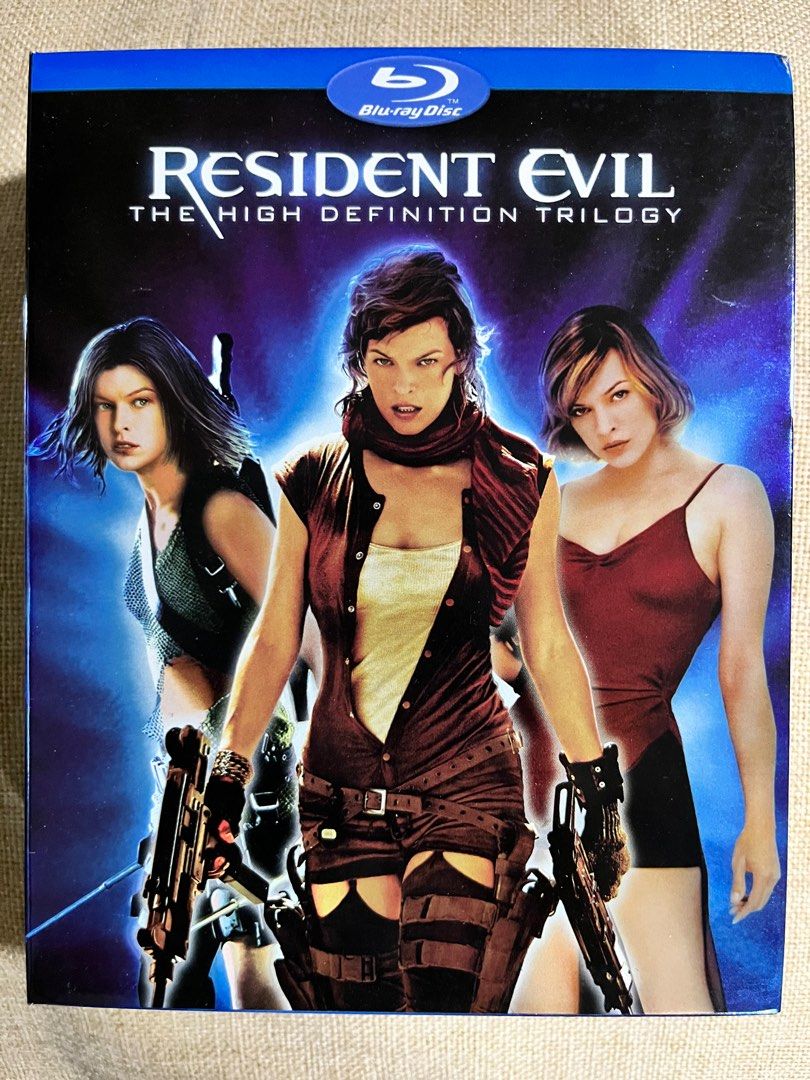 Resident Evil the high definition trilogy blu ray, Hobbies & Toys ...