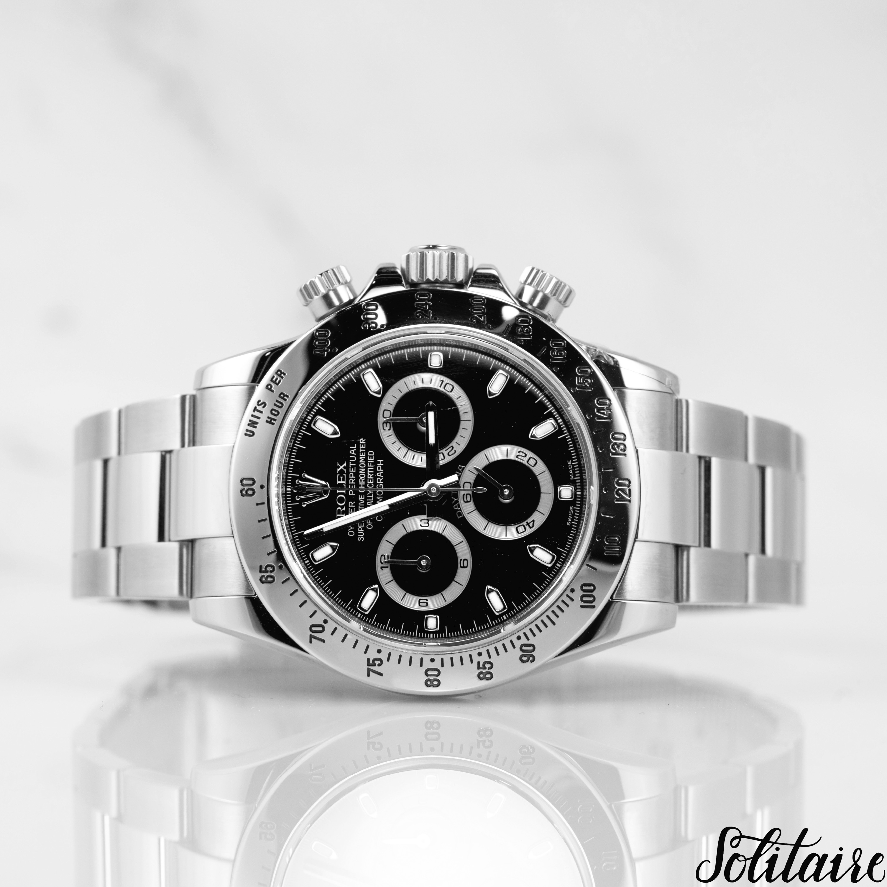 Rolex Daytona Black Dial 116520 2009 Nov (V-Series), Luxury, Watches on ...