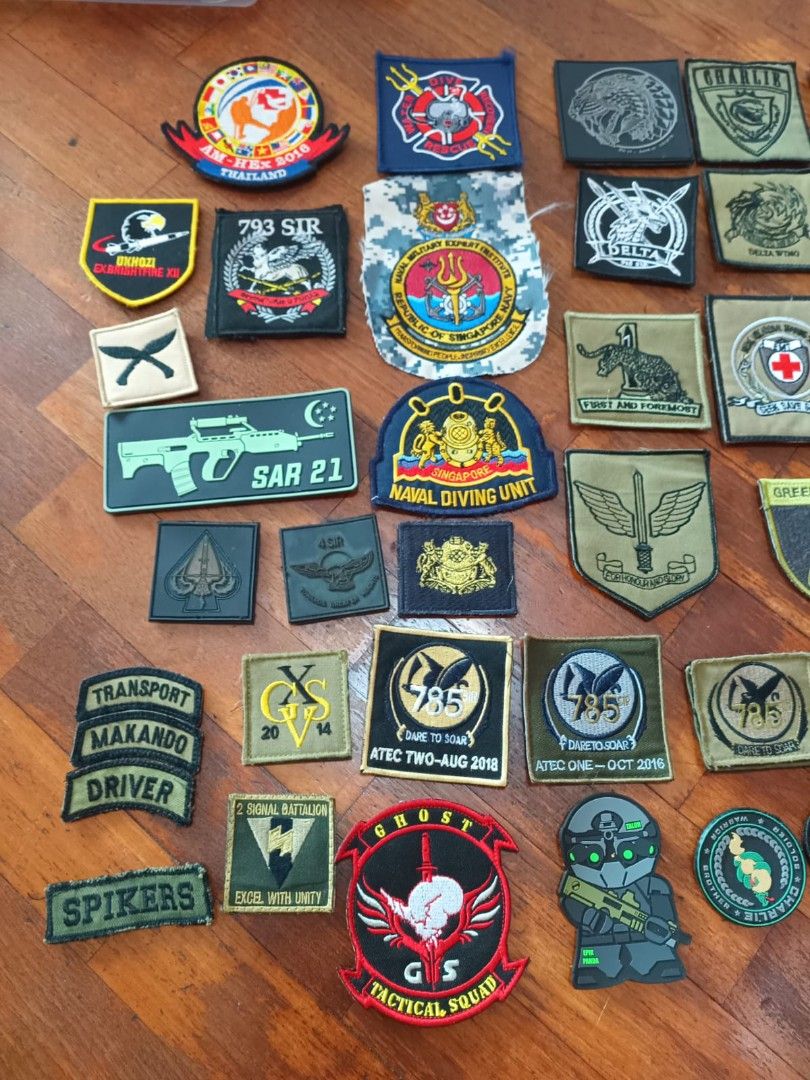 SAF Velcro Patches, Hobbies & Toys, Memorabilia & Collectibles, Vintage ...