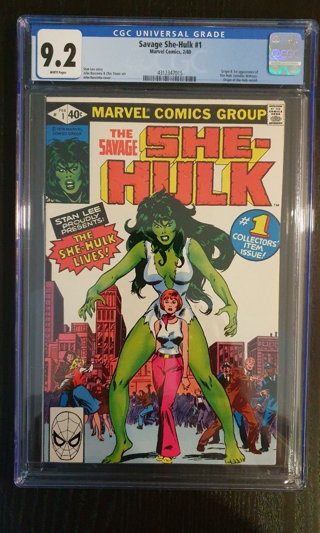 Savage She-Hulk #1 CGC 9.2 (1980,1st Series ) 1st Appearance & Origin ...