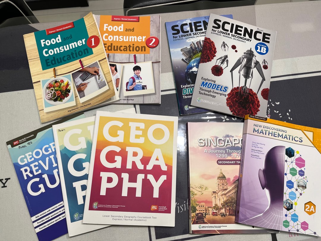 Sec 1 and sec 2 Express textbooks, Hobbies & Toys, Books & Magazines ...