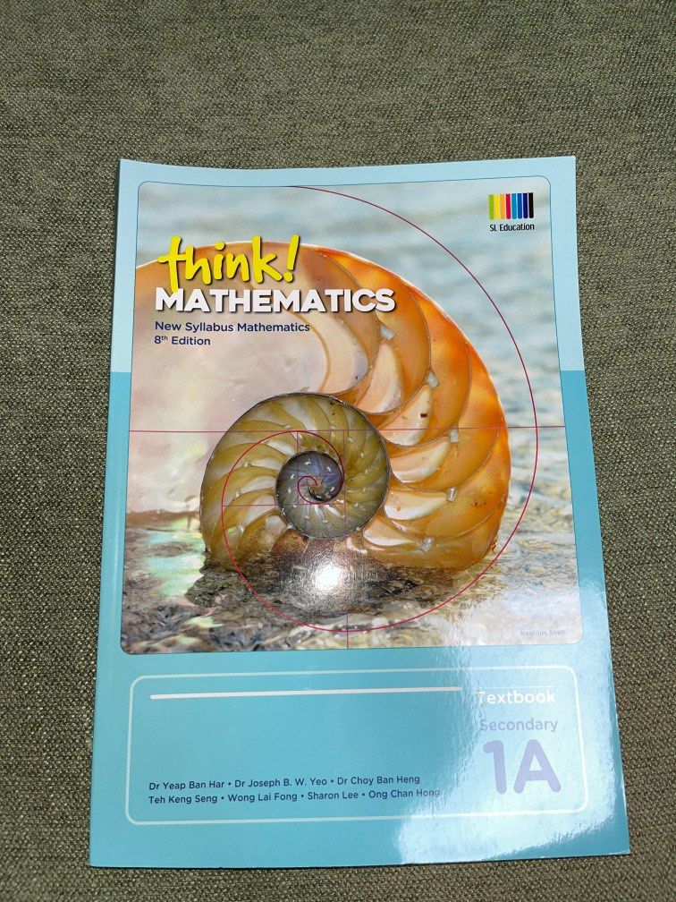 Sec 1 Math 1A Textbook, Hobbies & Toys, Books & Magazines, Textbooks on ...