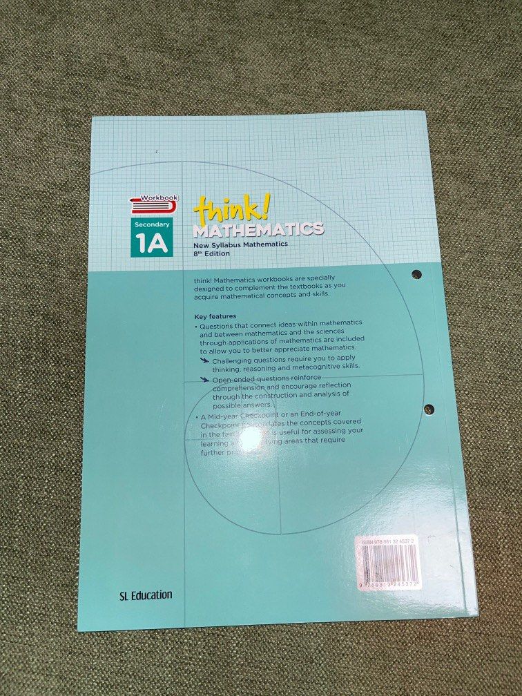 Sec 1 Math 1A workbook, Hobbies & Toys, Books & Magazines, Textbooks on ...
