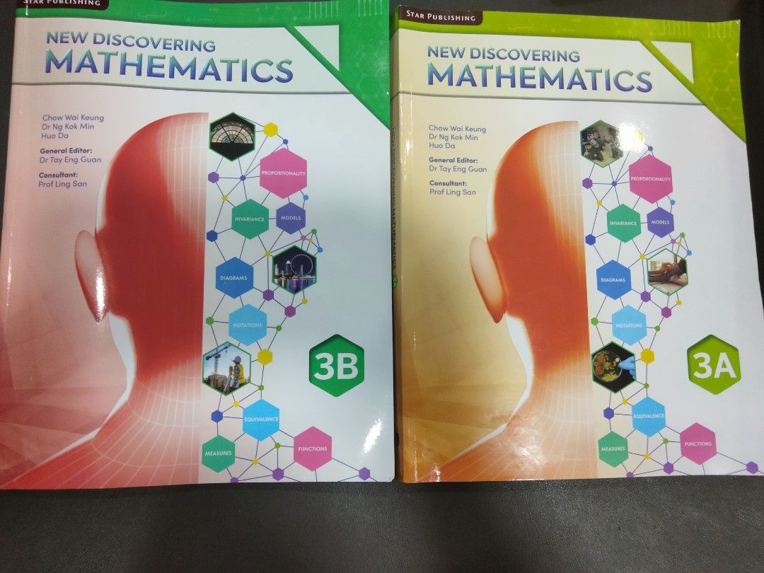 Sec 3 express mathematics textbooks BOTH 3A and 3B for $10, Hobbies ...