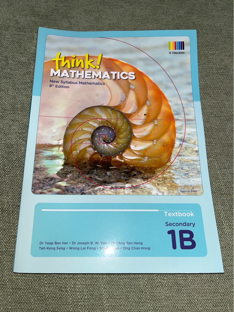 Secondary One Math 1B textbook, Hobbies & Toys, Books & Magazines ...