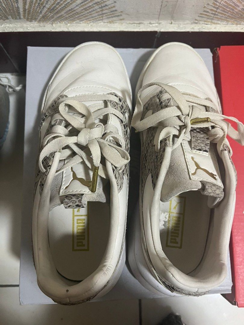Sepatu puma original kulit ular, Fesyen Wanita, Sepatu di Carousell