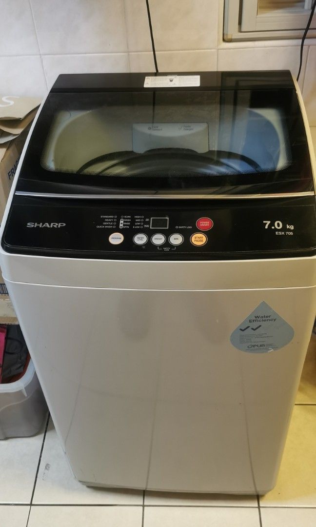 Sharp 7kg Washer, TV & Home Appliances, Washing Machines and Dryers on Carousell