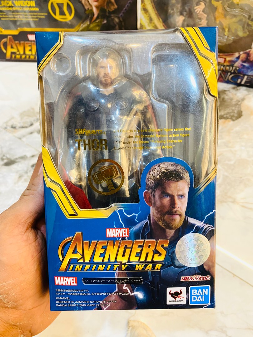 Shf Thor Marvel avengers, Hobbies & Toys, Toys & Games on Carousell
