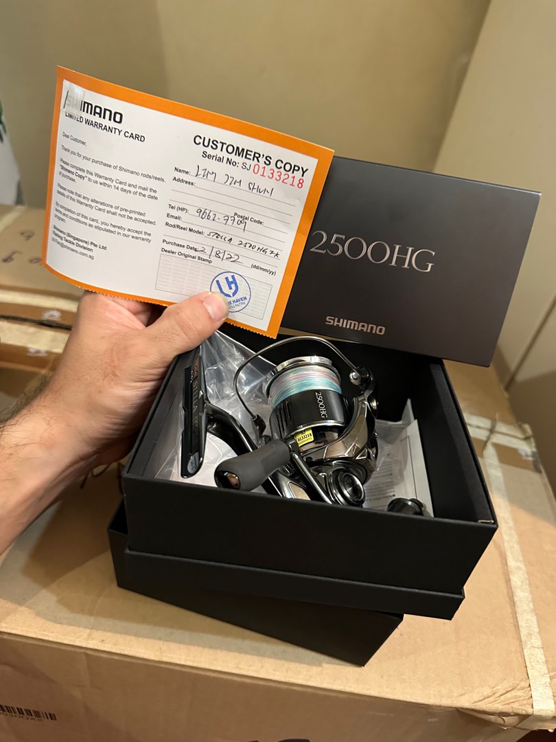 Shimano 2021 Stella 2500HG, Sports Equipment, Fishing on Carousell