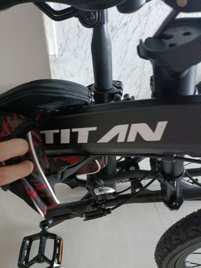 SHIMANO V1 TITAN FOLDABLE, Sports Equipment, Bicycles & Parts, Bicycles on Carousell