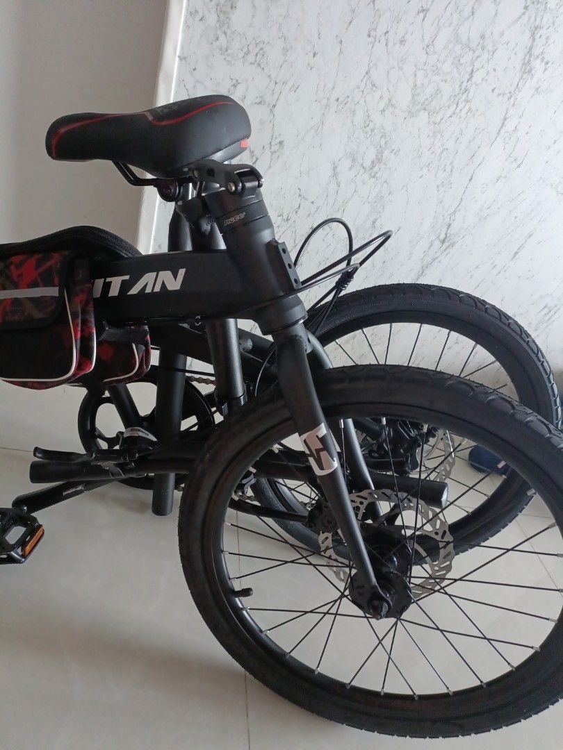 SHIMANO V1 TITAN FOLDABLE, Sports Equipment, Bicycles & Parts, Bicycles on Carousell