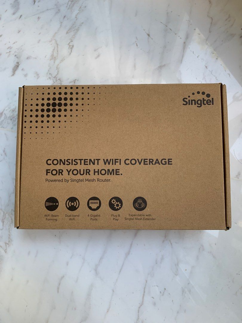 Singtel Mesh Router, Computers & Tech, Office & Business Technology on ...