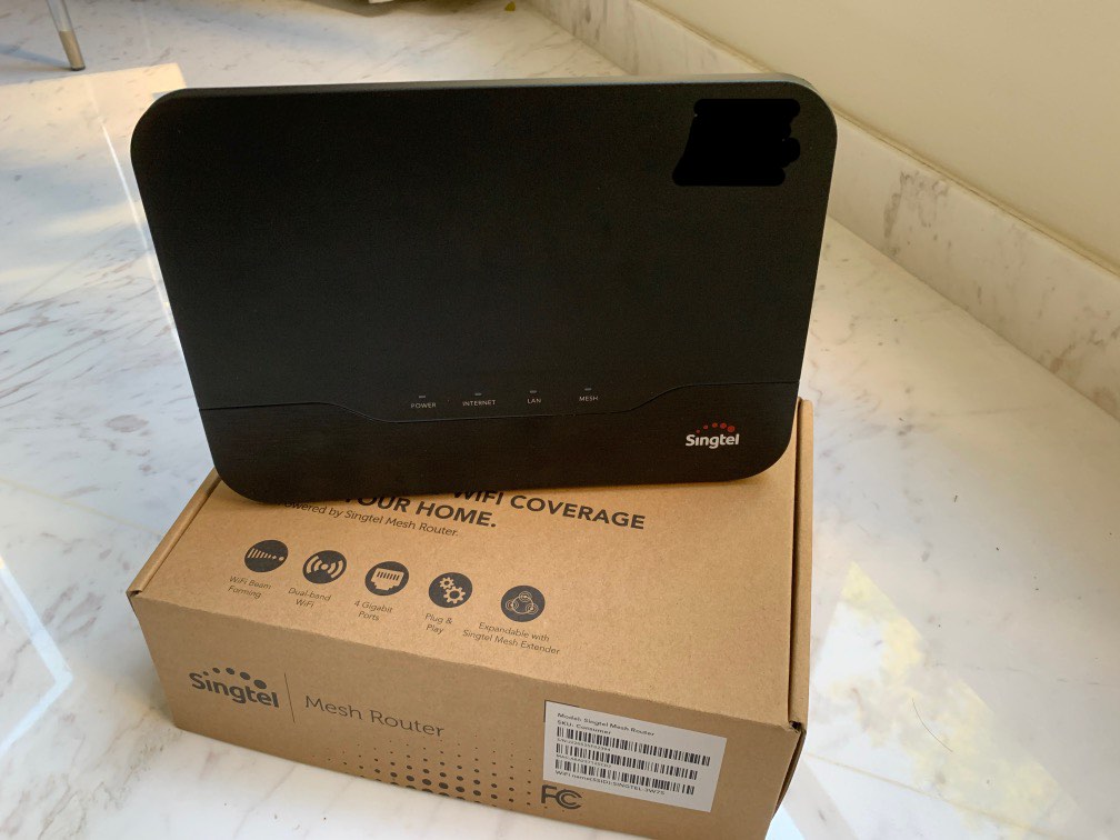 Singtel Mesh Router, Computers & Tech, Office & Business Technology on ...