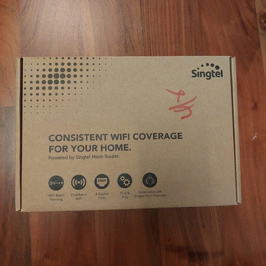 Singtel mesh router, Computers & Tech, Parts & Accessories, Networking ...