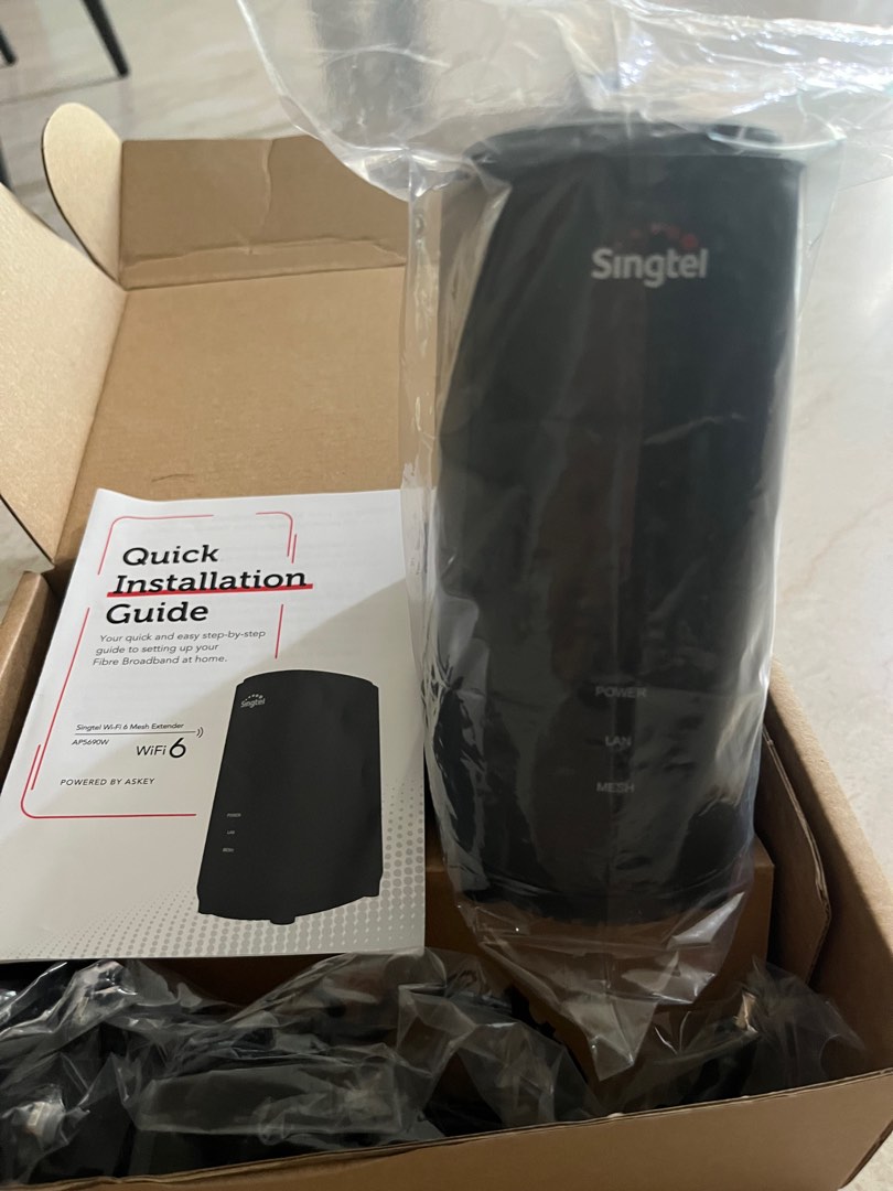 Singtel Wifi 6 Mesh Extender, Computers & Tech, Parts & Accessories ...