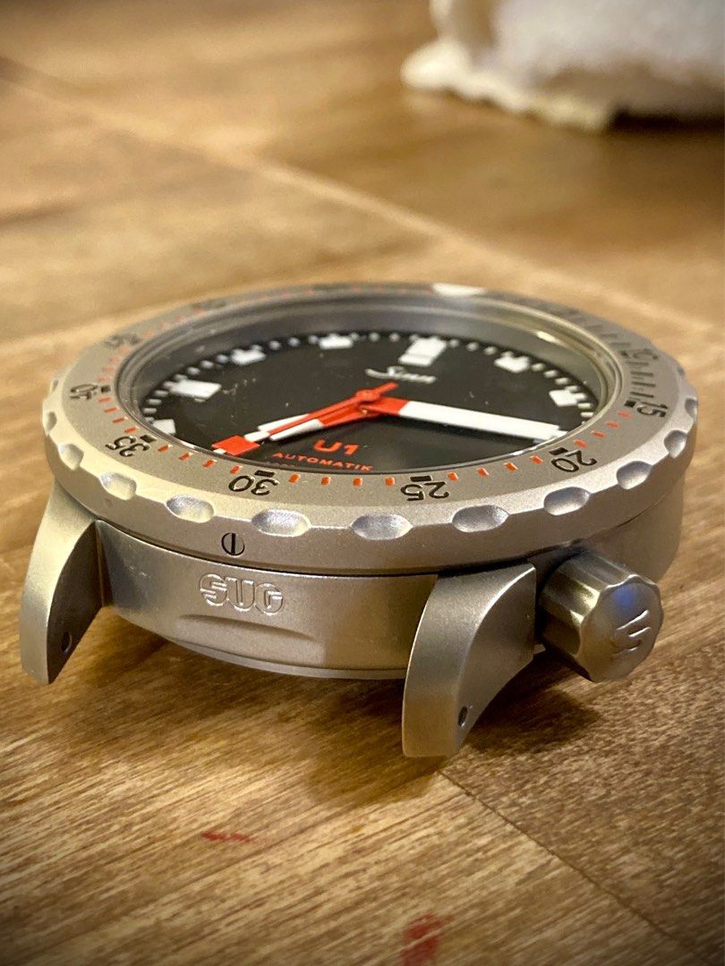 Sinn U1 Full Box, Card, Sinn Rubber Strap, Sinn Deployment Clasp 1000m ...