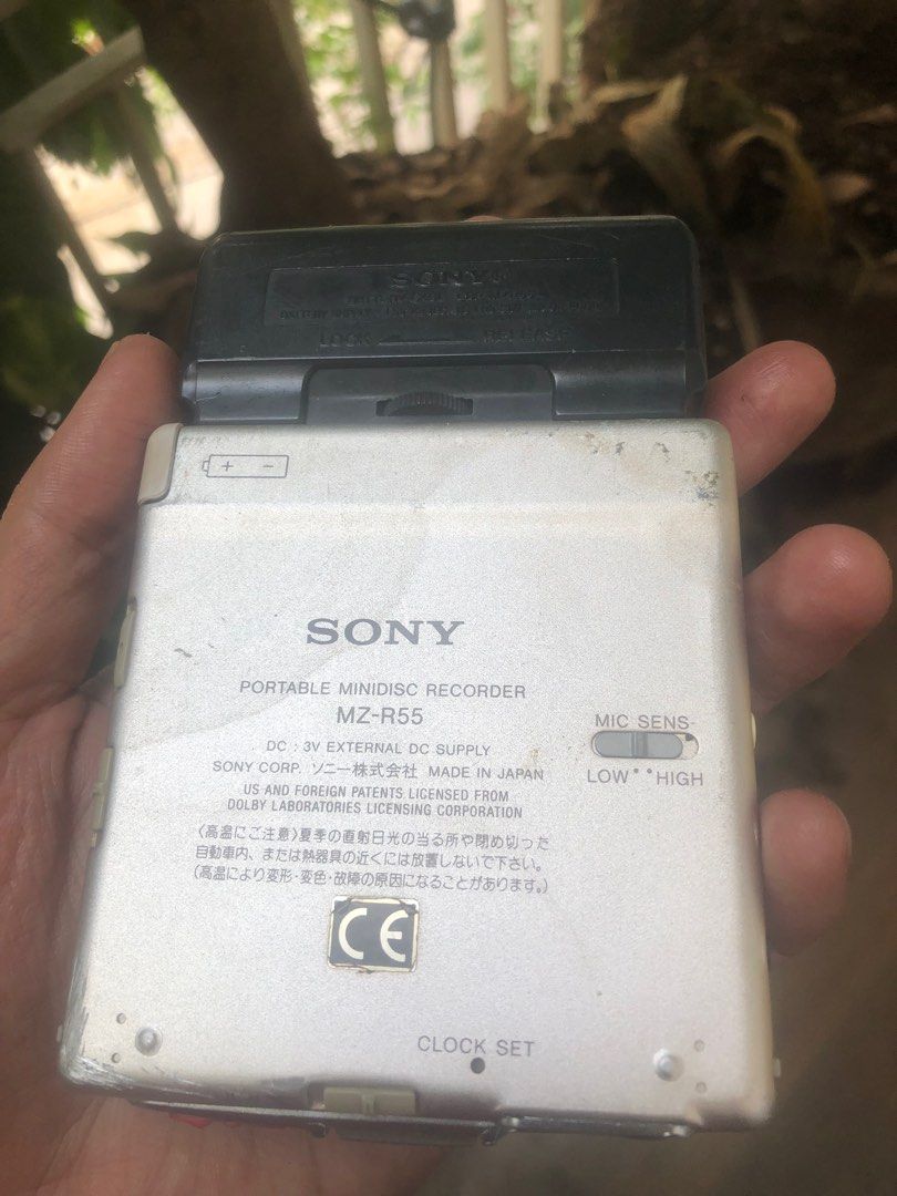Sony walkman minidisc mz r55 pemutar cd jadul not kaset pita, Barang ...