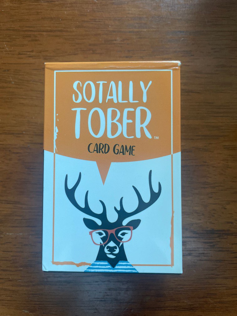 Sotally Tober - FUN CARD GAME!, Hobbies & Toys, Toys & Games on Carousell