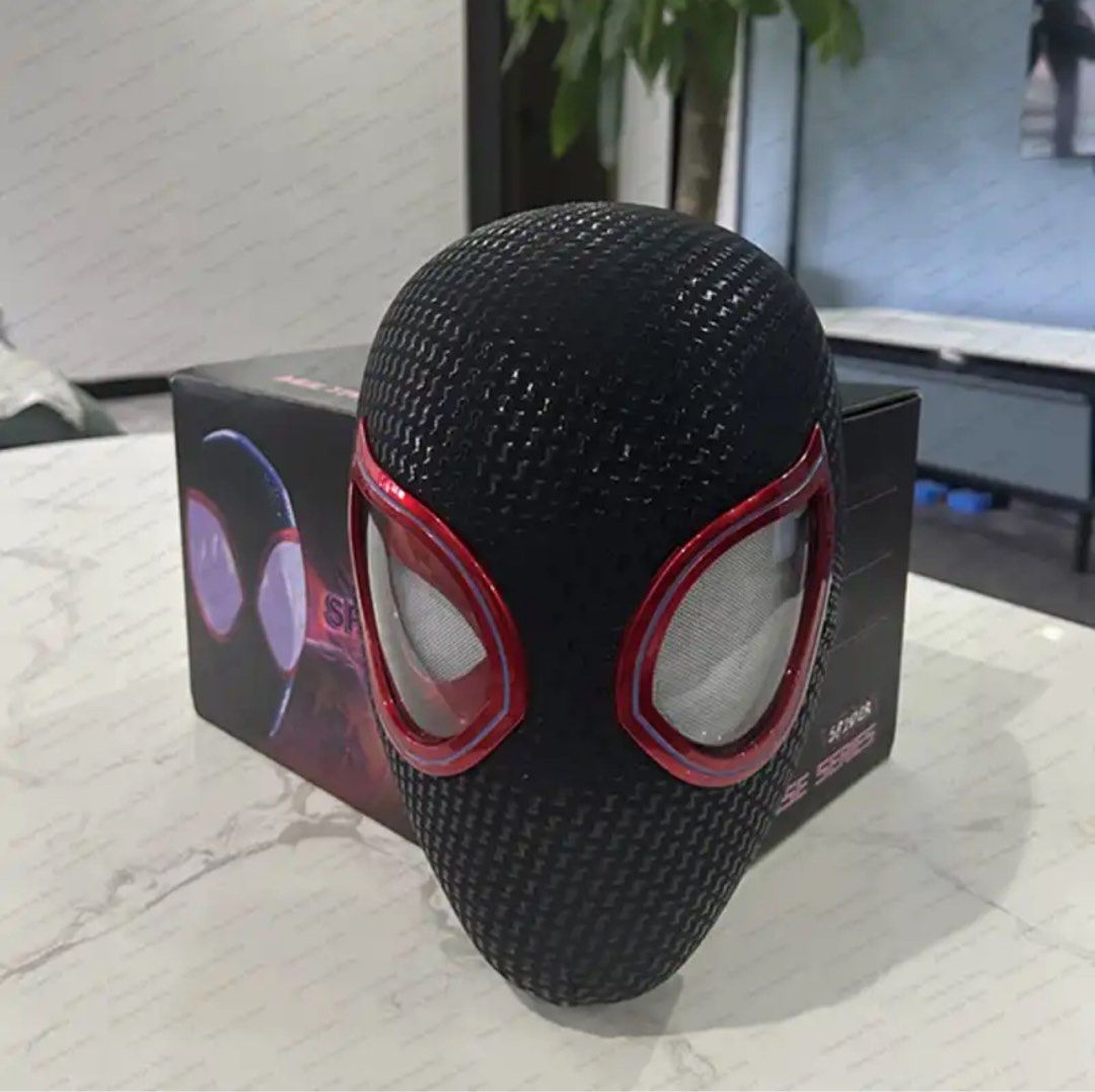 Spider-man Miles Morales mask 1:1, Hobbies & Toys, Toys & Games on ...