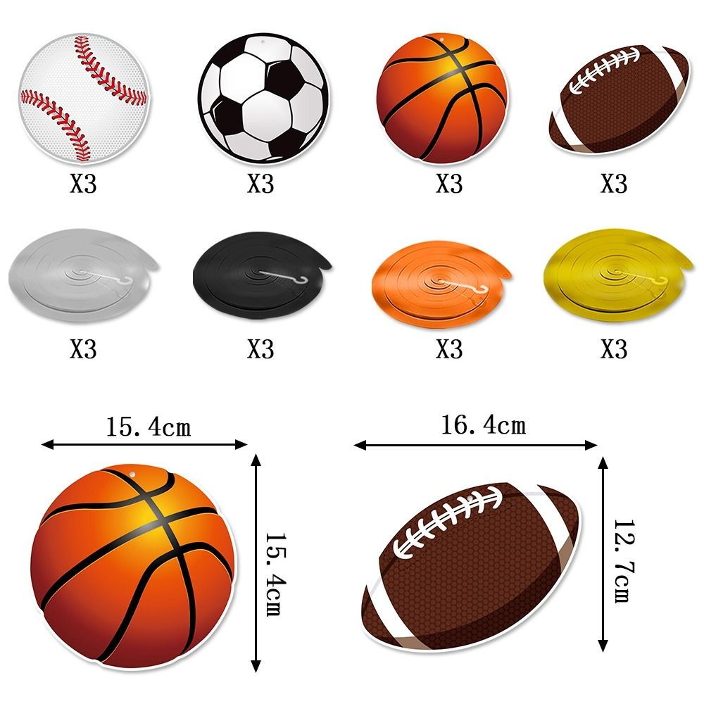 Sports Themed Party Decorations Sports Birthday Banner Sports Hanging ...