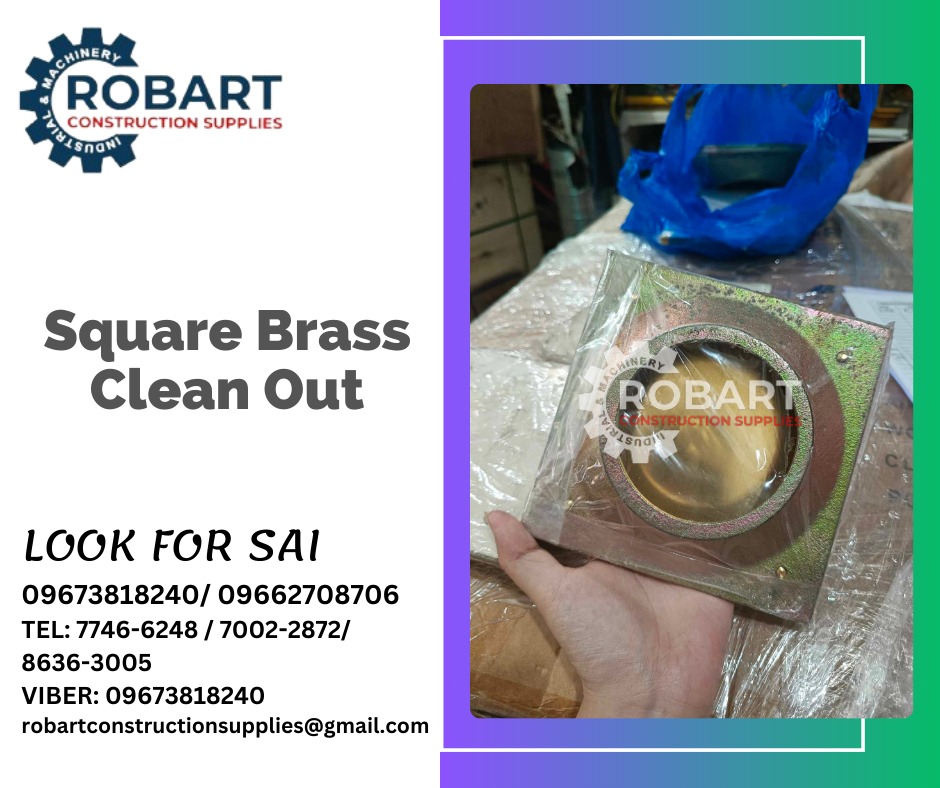 Square Brass Clean Out, Commercial & Industrial, Construction Tools ...