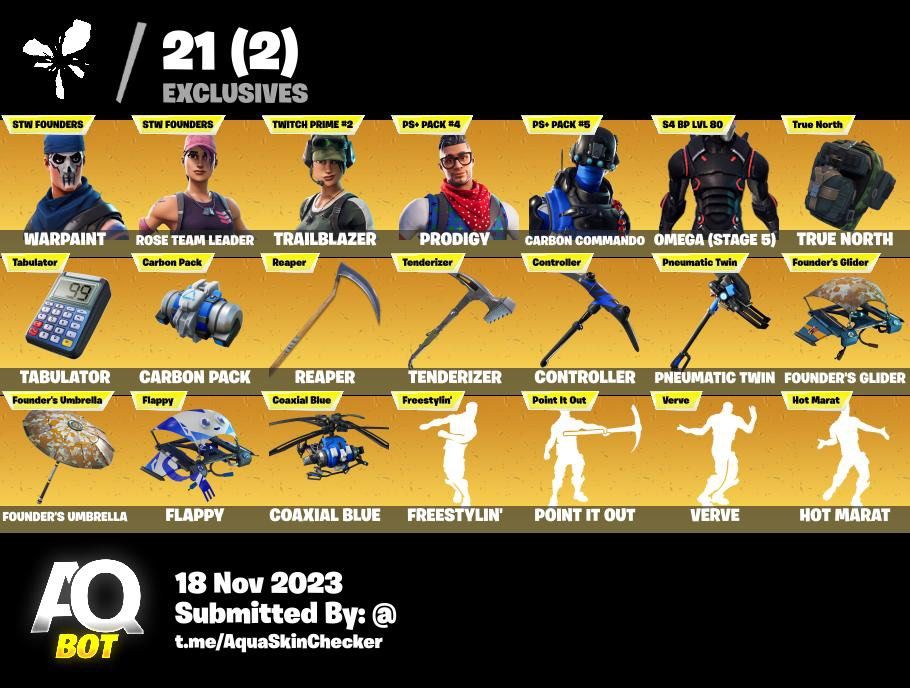 STACKED OG FORTNITE ACCOUNT, Video Gaming, Gaming Accessories, Game ...