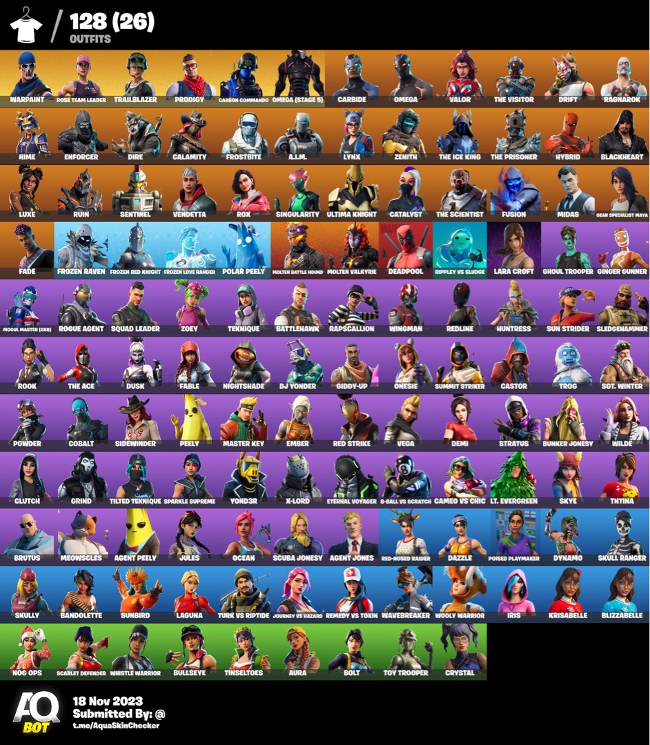 STACKED OG FORTNITE ACCOUNT, Video Gaming, Gaming Accessories, Game ...