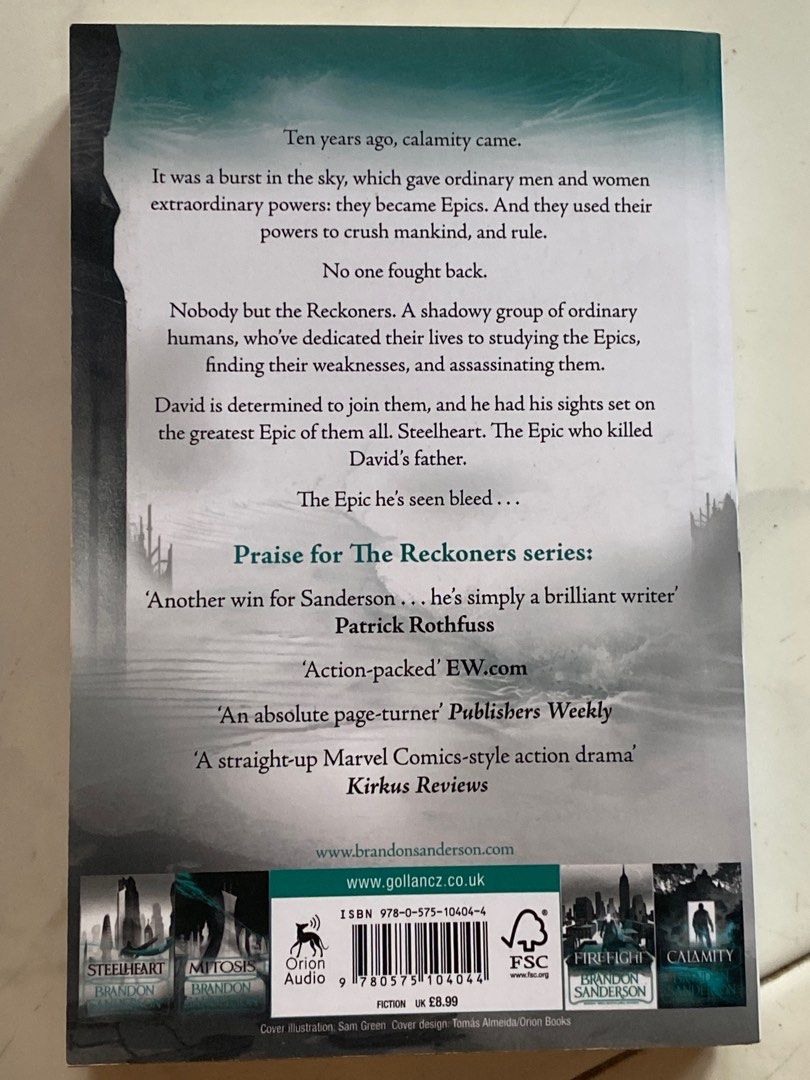 Steelheart, Hobbies & Toys, Books & Magazines, Fiction & Non-Fiction on ...