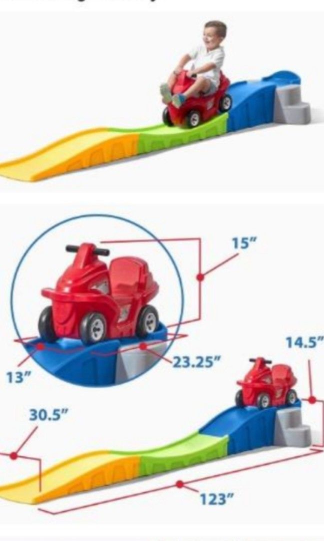 Step 2 up and down roller coaster toy, Babies & Kids, Infant Playtime ...