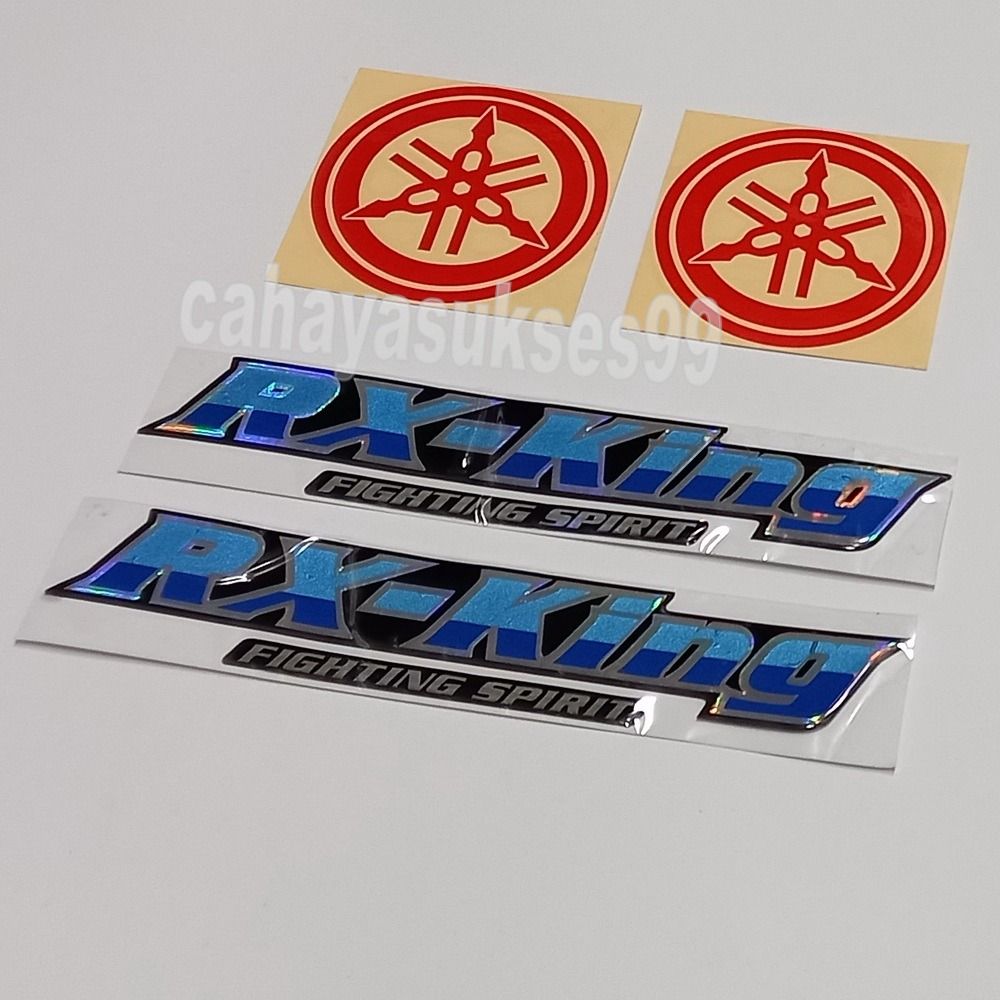 Sticker Timbul YAMAHA RX King Emblem Motor Timbul Cutting Sticker Logo ...