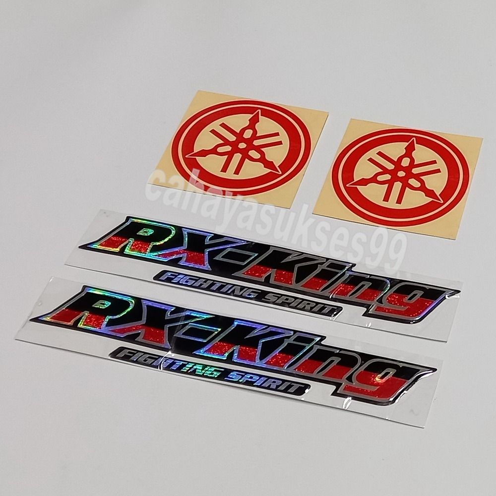 Sticker Timbul YAMAHA RX King Emblem Motor Timbul Cutting Sticker Logo ...