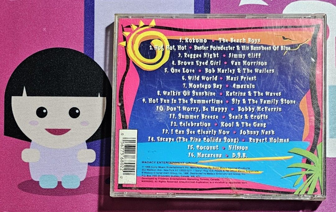 Sun Splashin Reggae - 16 Hot Summer Hits - Beach Boys Jimmy Cliff Maxie ...