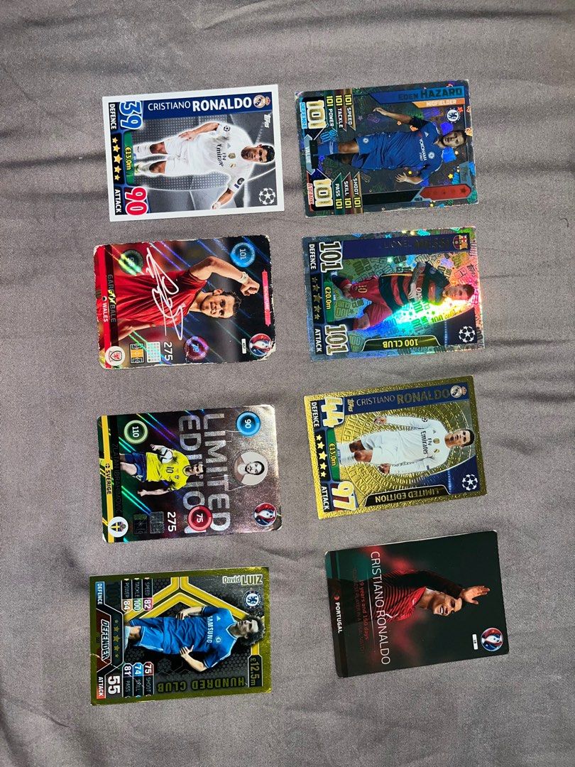 Super Rare Match Attax football collectible cards, limited edition ...