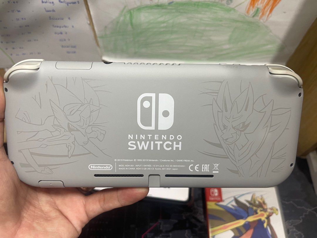 Switch Lite Zacian and Zamazenta Edition, Video Gaming, Video Game ...