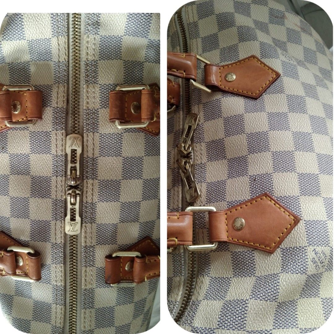 tas LV Bandou Azure, Barang Mewah, Tas & Dompet di Carousell