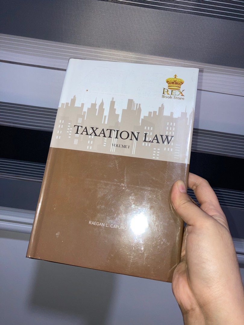 Taxation Law by Capuno Vol. 1, Hobbies & Toys, Books & Magazines ...