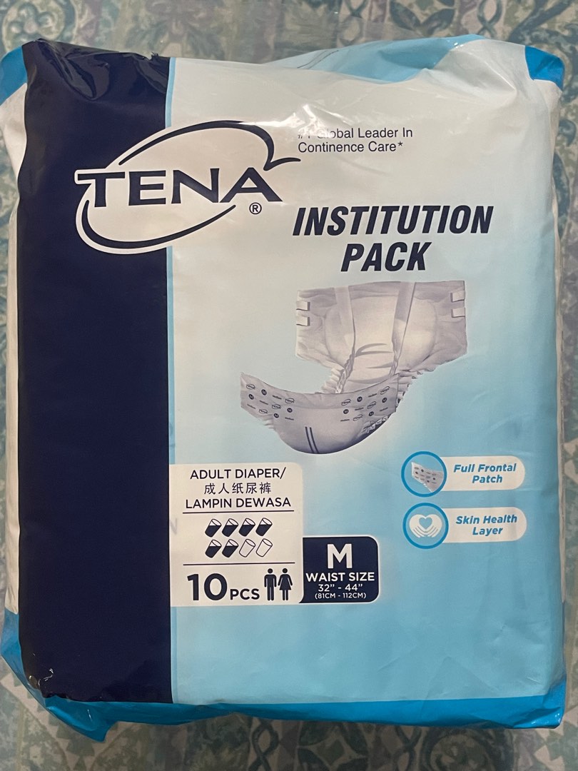 Tena Adult Diapers Institution Pack, Health & Nutrition, Assistive ...