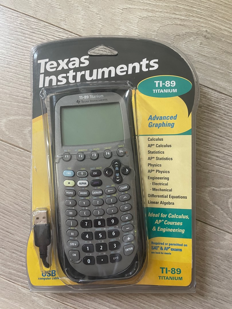 Texas instruments Ti89 Titanium (calculator), 電腦＆科技, 商務用科技產品 - Carousell
