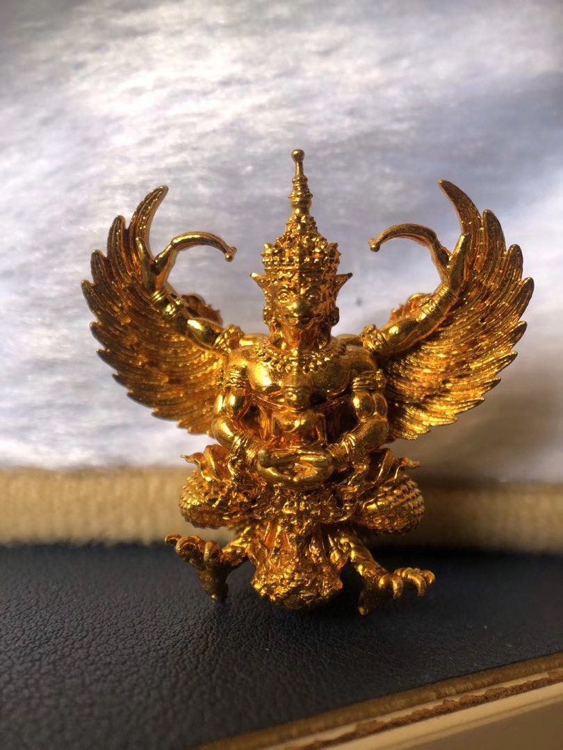 Thai amulet - Garuda holding Buddha c/w serial no., Hobbies & Toys ...