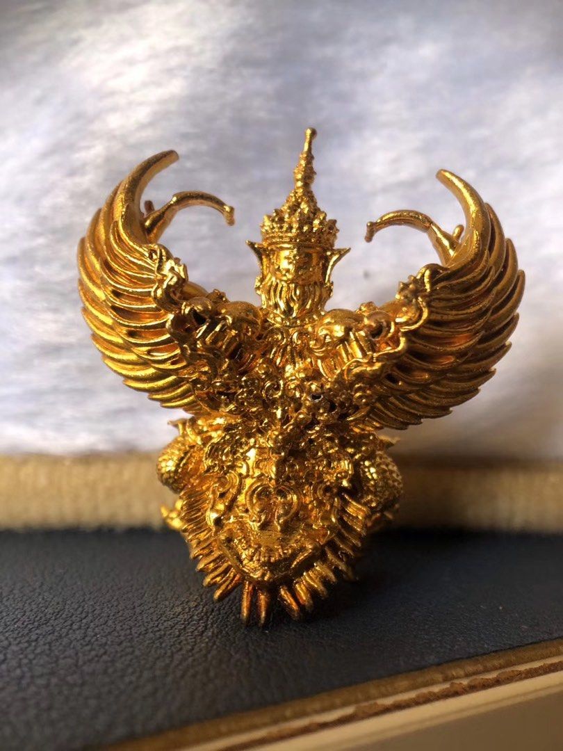 Thai amulet - Garuda holding Buddha c/w serial no., Hobbies & Toys ...