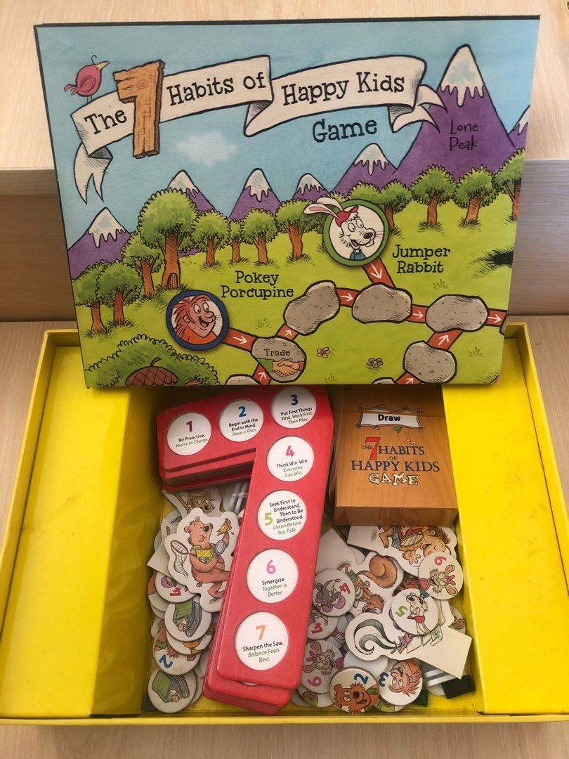 The 7 habits of happy kids game, 興趣及遊戲, 玩具 & 遊戲類 - Carousell