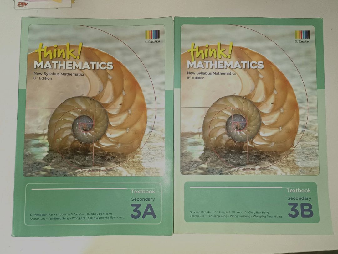 think! mathematics 3A/B, Hobbies & Toys, Books & Magazines, Textbooks ...