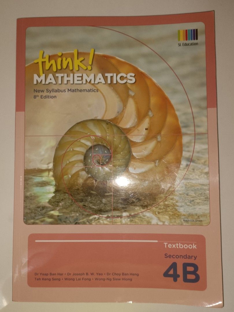 think! mathematics 4A/B textbook, Hobbies & Toys, Books & Magazines ...