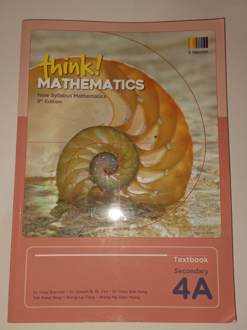 think! mathematics 4A/B textbook, Hobbies & Toys, Books & Magazines ...