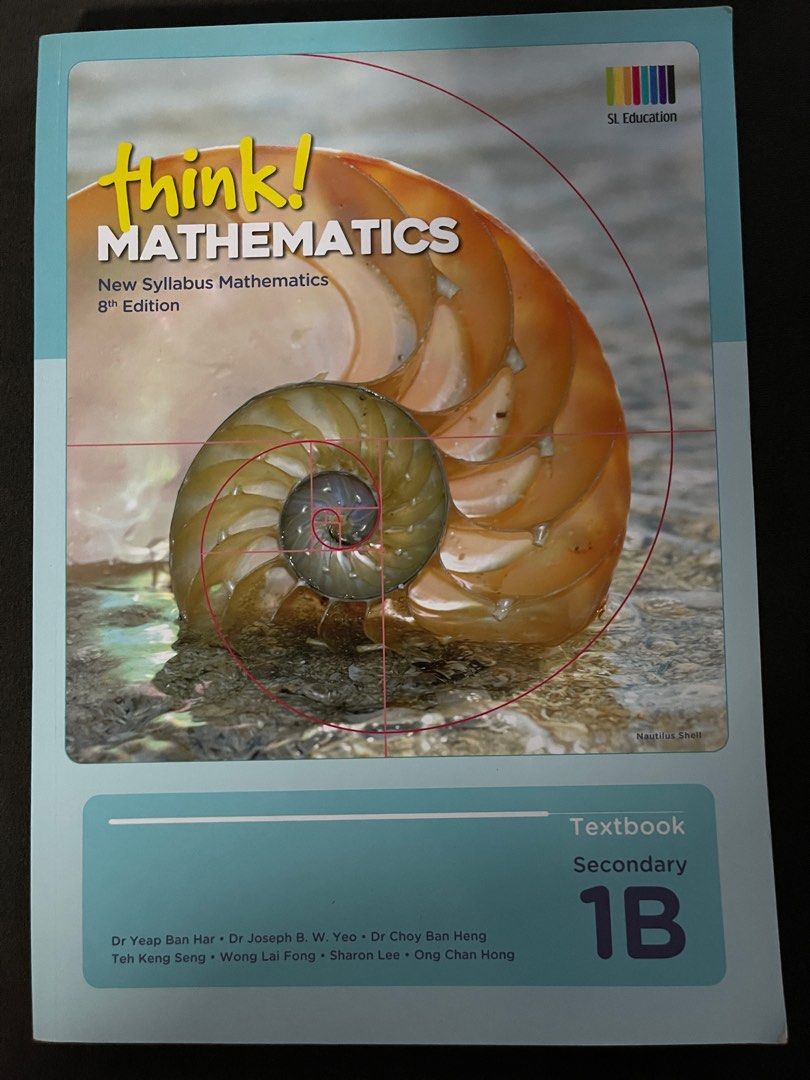 Think! Mathematics 8th edition 1A and 1B, Hobbies & Toys, Books ...