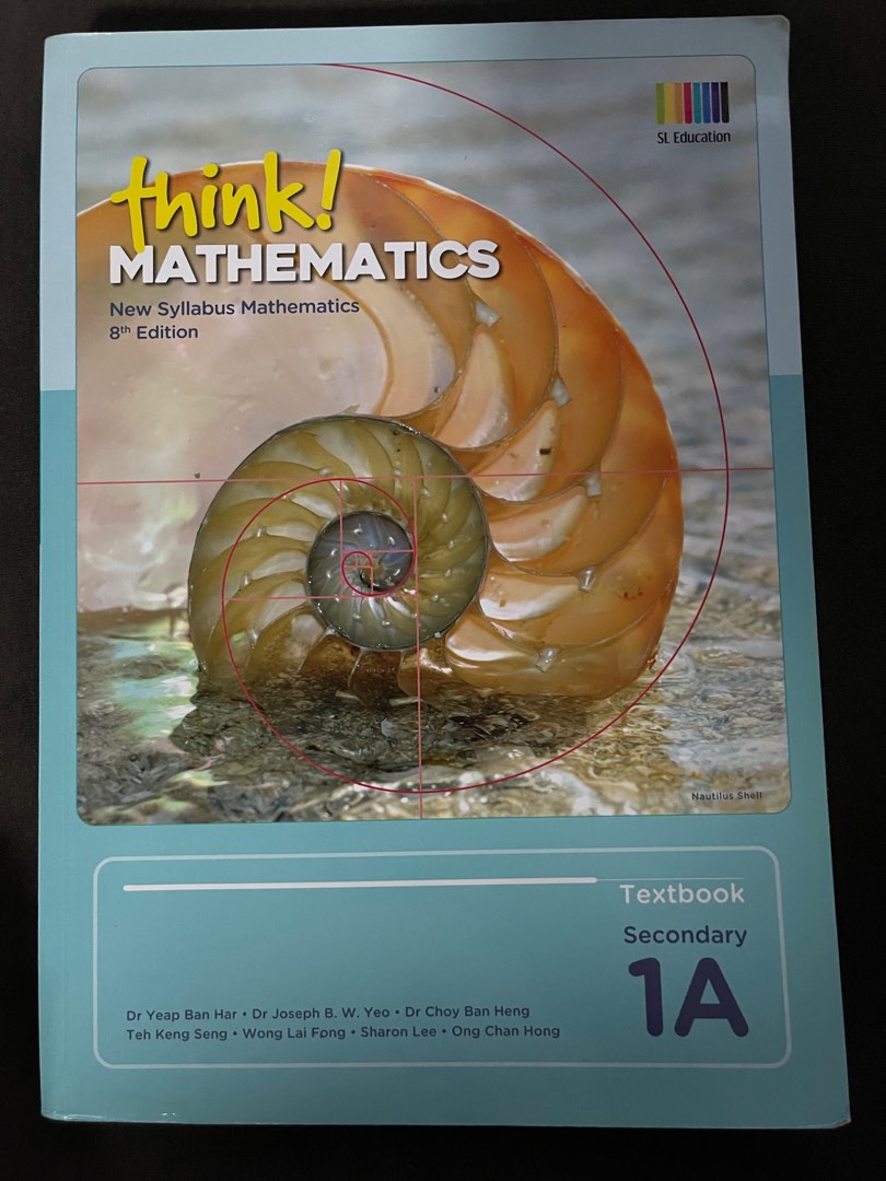 Think! Mathematics 8th edition 1A and 1B, Hobbies & Toys, Books ...