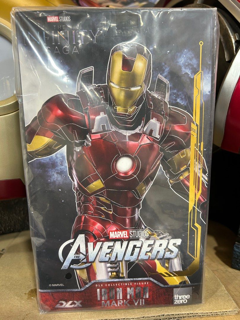 Threezero DLX Scale Infinity Saga Iron Man Iron Man MK7 Mark VII Metal Figure, Hobbies & Toys ...