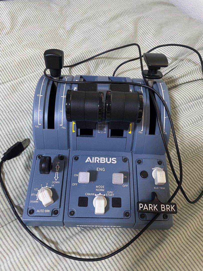 Thrustmaster TCA Airbus Quadrant + Add On, Video Gaming, Gaming ...